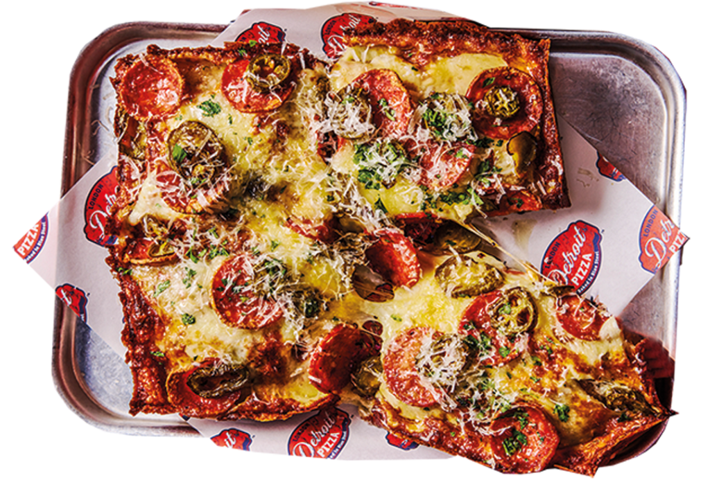 Detroit Pizza London – Baked in Blue Steel